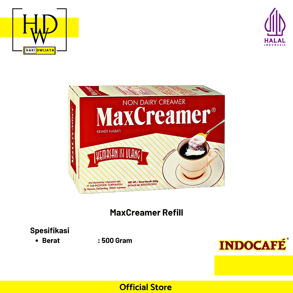 Jual [500 Gr] Max Creamer / Krimer Nabati Non Dairy Refill | Shopee ...