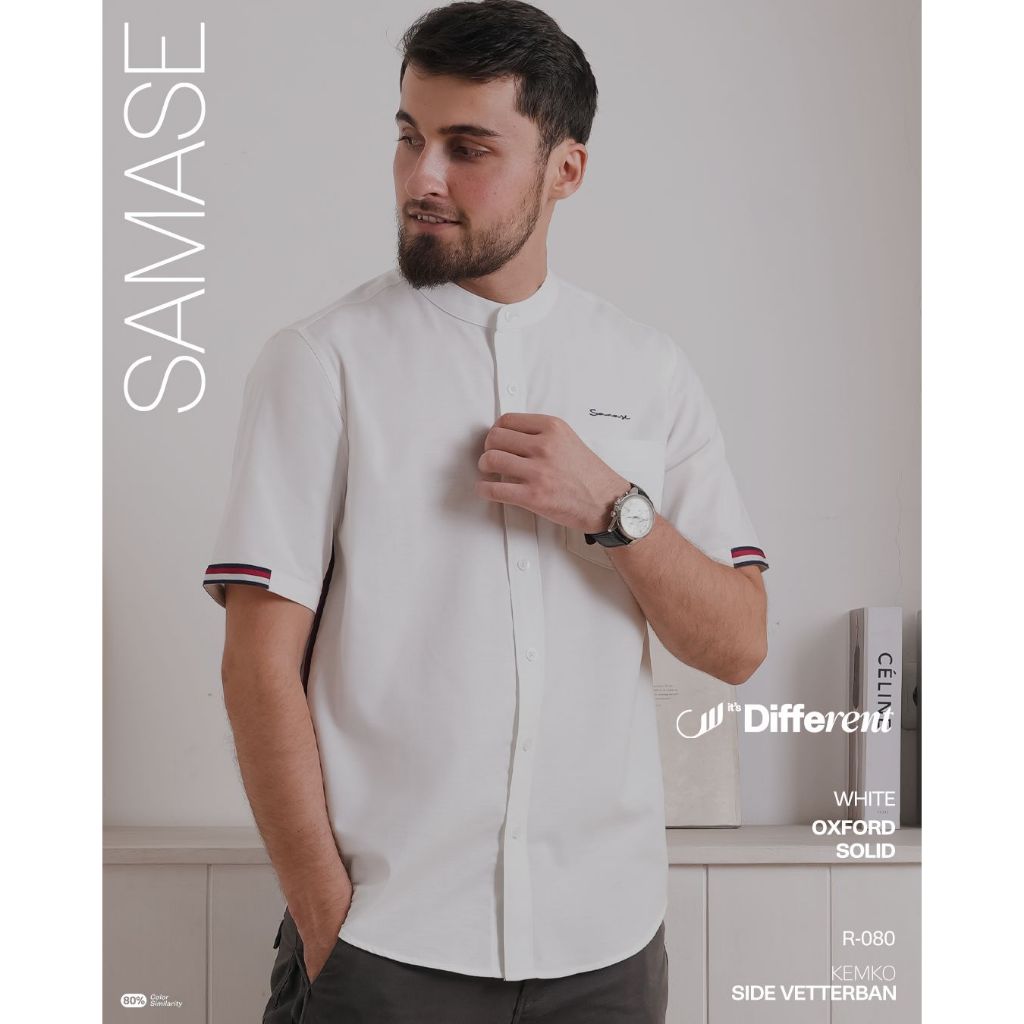 Jual SAMASE Kemko R080 Side Veterband Kemeja Koko Muslim Pria Dewasa ...