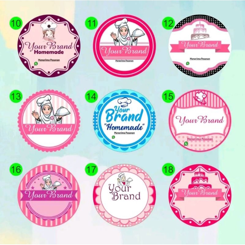 Jual Sticker Custom Untuk Label Jualan (FREE DESAIN) | Shopee Indonesia