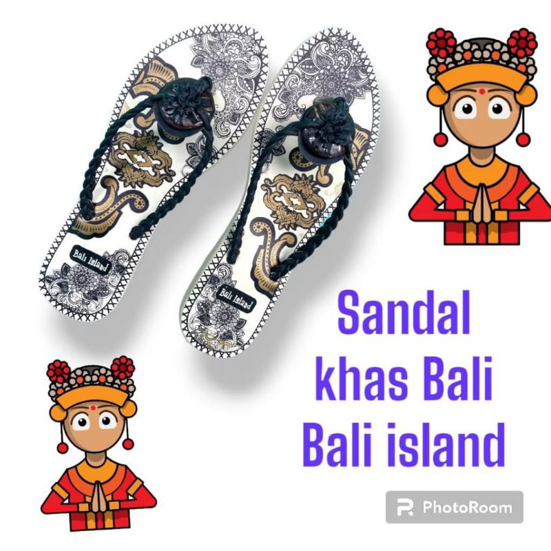 Jual Sandal Etnik Bali Island Sandal Flat Oleh Oleh Khas Bali | Shopee ...