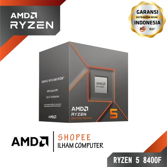 Jual Processor AMD Ryzen 5 8400F BOX AM5 | Shopee Indonesia