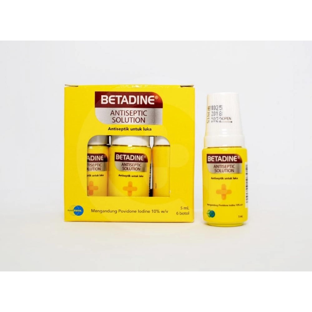 Jual Betadine Solution 5ml (per Box) | Shopee Indonesia
