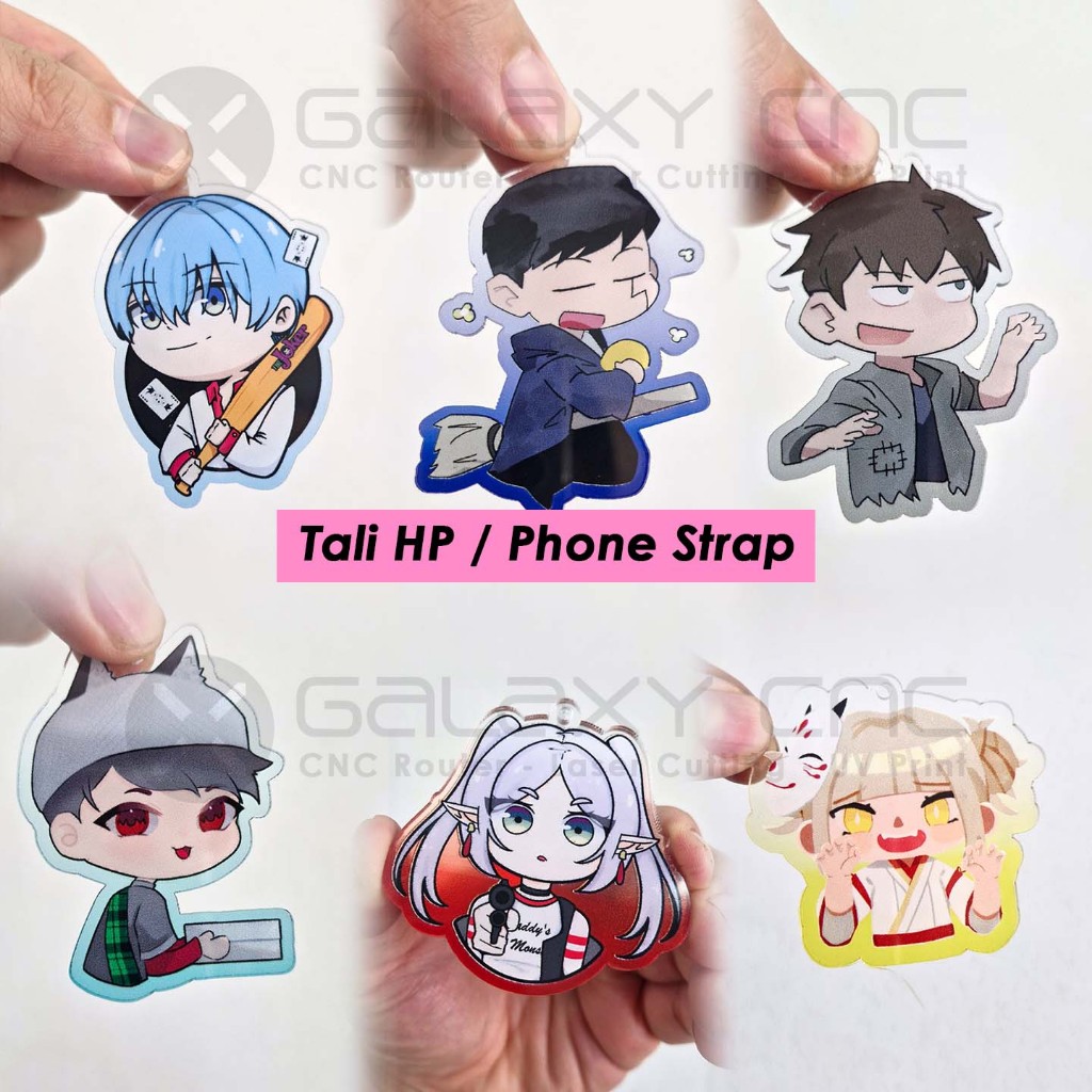 Jual [Gradasi - Tali HP] Custom Gantungan tali HP/ Phone Strap Akrilik ...