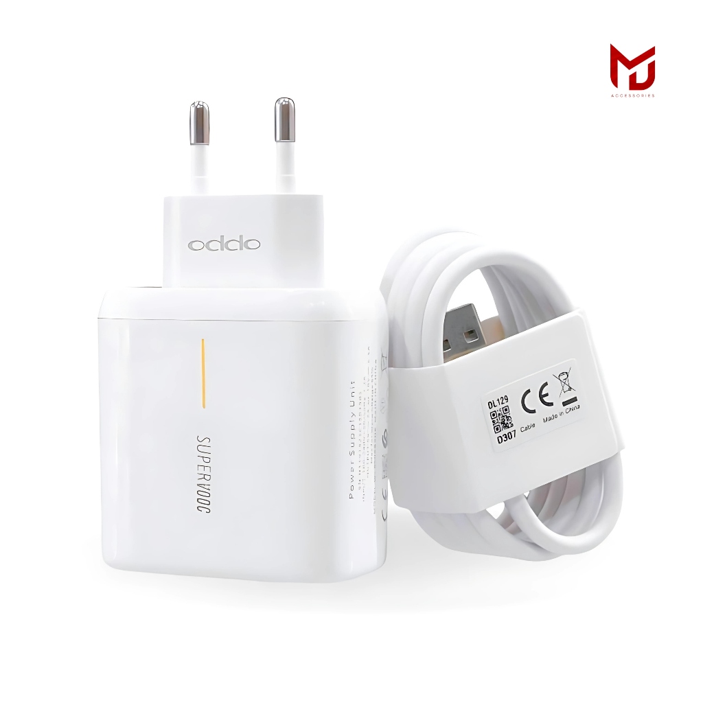 Jual Charger Oppo 65 Watt USB Type-C Super Vooc Power Adapter Kit09 -MJ ...