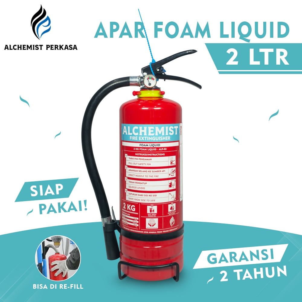 Jual APAR 2 Ltr Isi Foam Liquid - Full Set - Siap Pakai | Shopee Indonesia