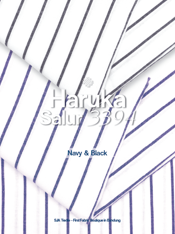 Jual HARUKA 3394 SALUR BASIC KAIN KATUN PREMIUM KEMEJA DRESS GAMIS ...