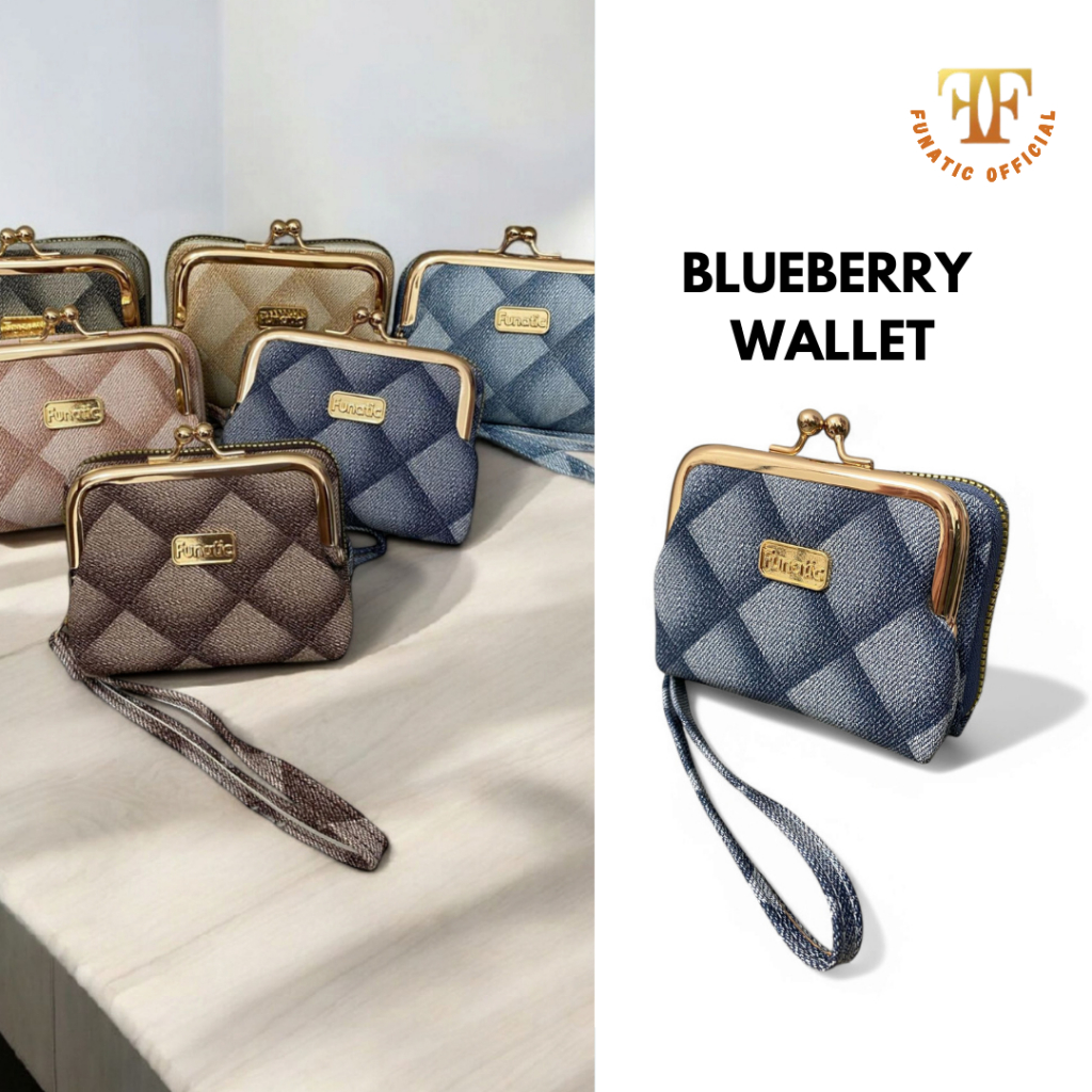 Jual [Blueberry Wallet] Dompet Wanita Funatic Vintage Kiss Lock Dompet ...