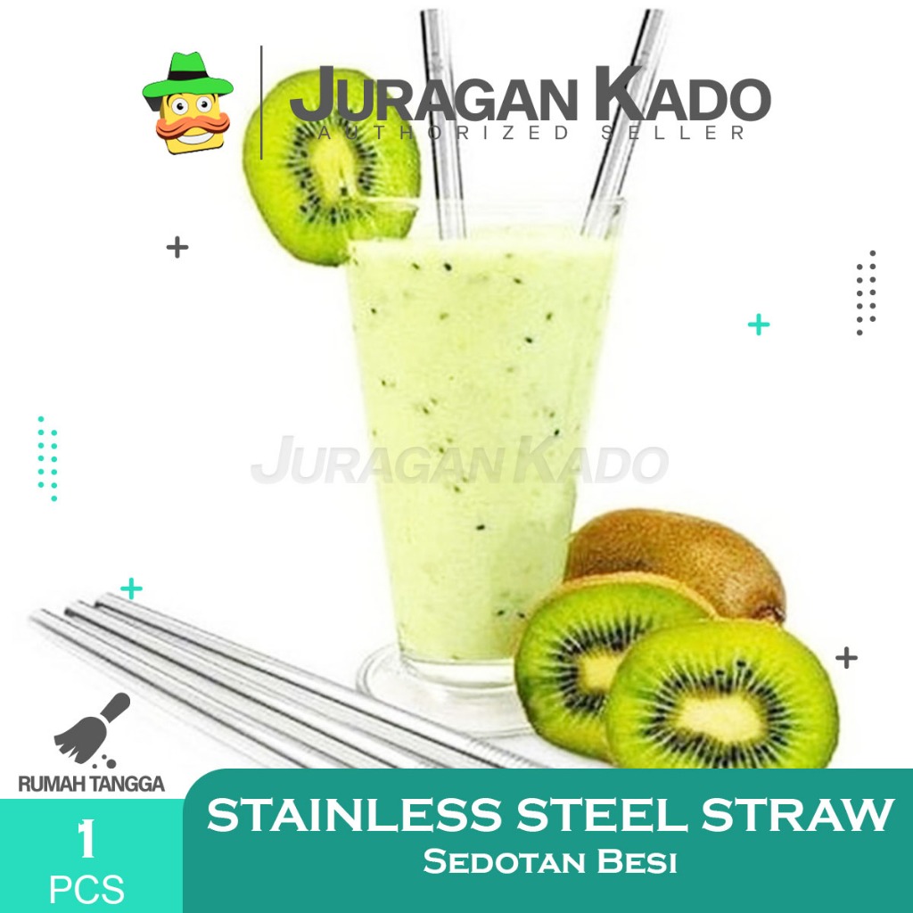 Jual SEDOTAN STAINLESS LURUS STRAW SEDOTAN BESI STAINLESS ANTI KARAT ...