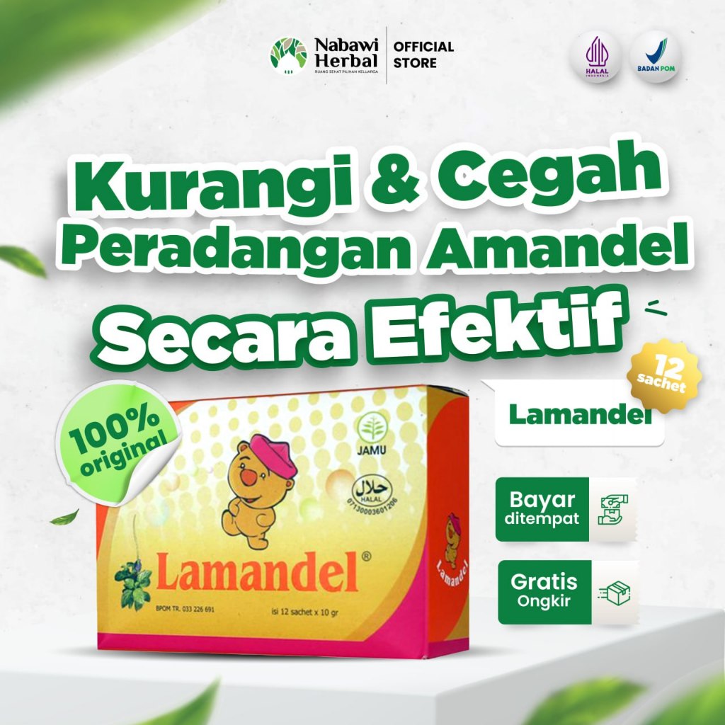 Jual LAMANDEL KOTAK - Minuman Herbal Membantu Atasi Amandel, Radang ...