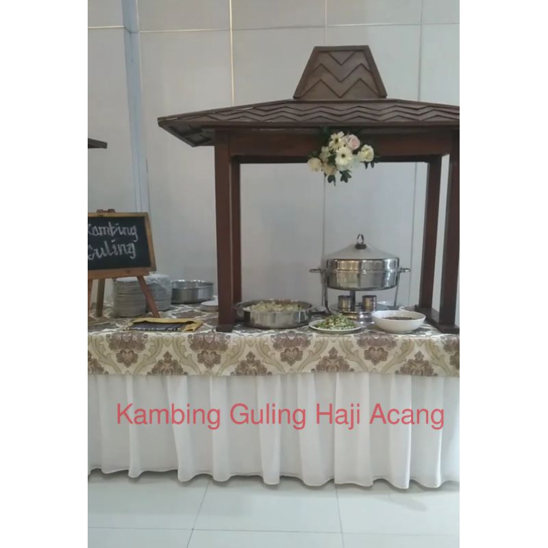 Jual Kambing Guling Haji Acang 75 porsi, sudah termasuk waiters dan ...