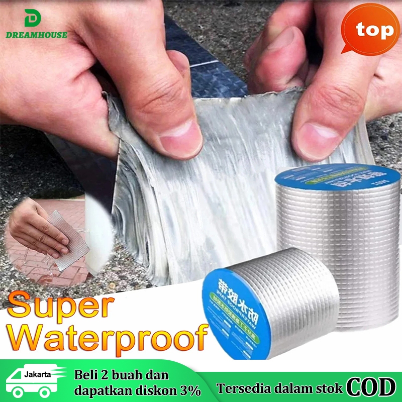 Jual LAKBAN ANTI BOCOR ALUMINIUM ALUMUNIUM FOIL TAPE ANTI BOCOR BUTYL ...