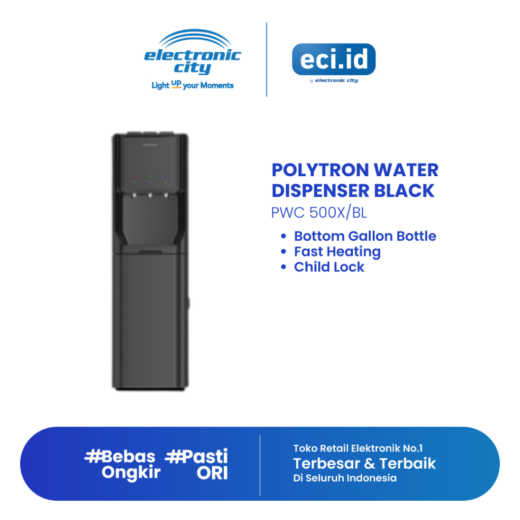 Jual Polytron Water Dispenser - PWC 500X/BL | Shopee Indonesia