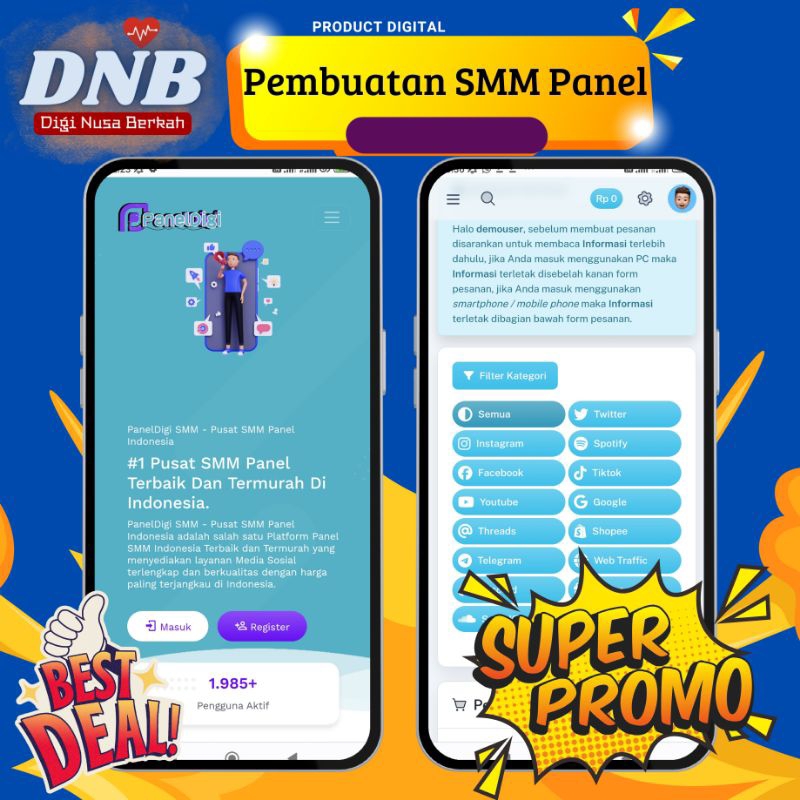 Jual [PROMO] Pembuatan SMM Panel Multi Provider | Shopee Indonesia