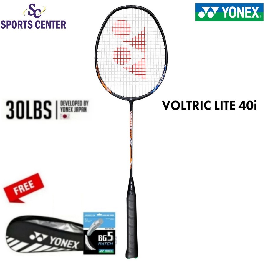 Jual New Full Set Raket Badminton Yonex Voltric Lite 40i / 40 I 5U G5 ...