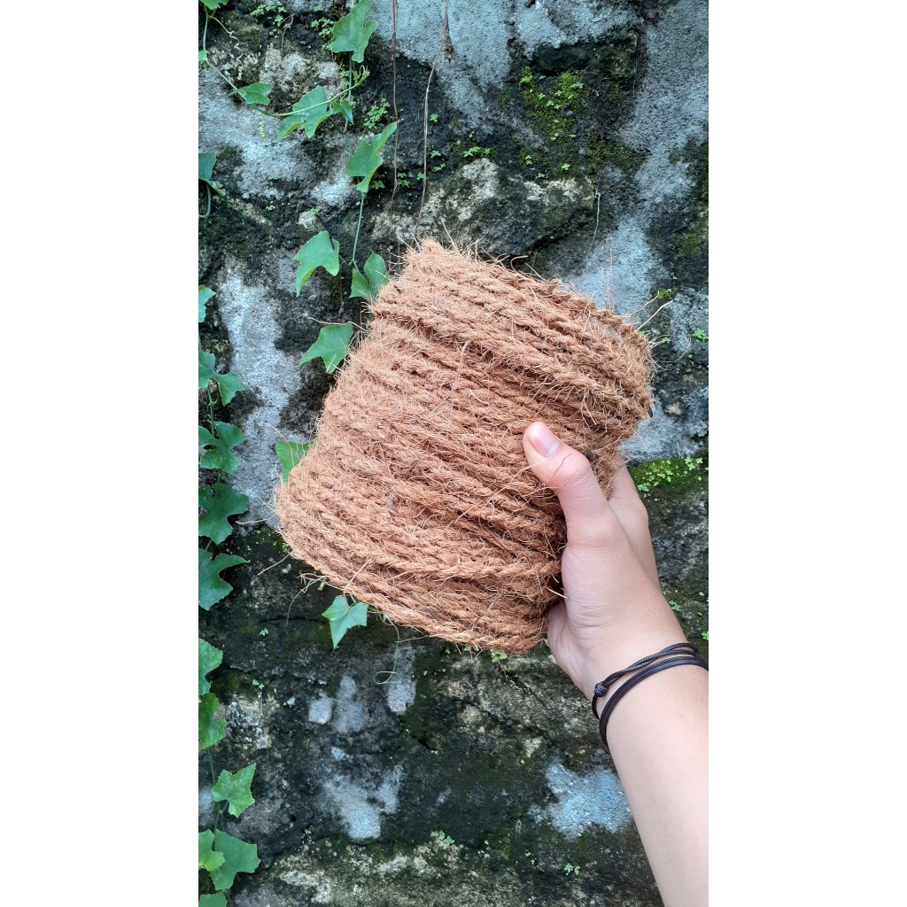 Jual Tali sabut kelapa sepet serabut kelapa cocofiber tali ijuk coklat ...