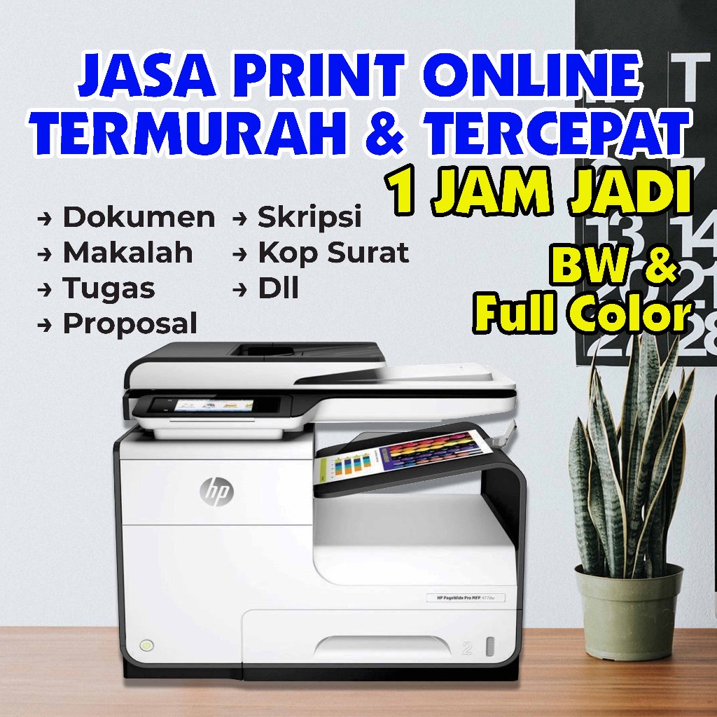 Jual Jasa Print BW Full Color A4/F4 75gramBuku, Tugas, Makalah, Skripsi Dll Murah dan Cepat ...