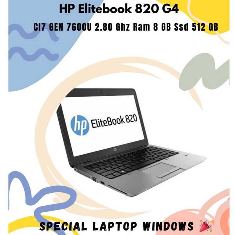 Jual HP Elitebook 820 G4 | G3 | G1 C17 GEN 7600U 2.80 Ghz Ram 8 GB Ssd ...