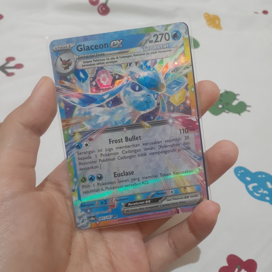 Jual Glaceon SV8A EX RR 041/187 Pokemon TCG Indonesia Trading Card Game | Shopee Indonesia