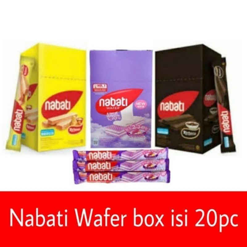 Jual RICHEESE NABATI WAFER RASA KEJU | RICHOCO COKELAT | KOREA GEGUMA KEMASAN RENCENG ISI 20 PCS ...