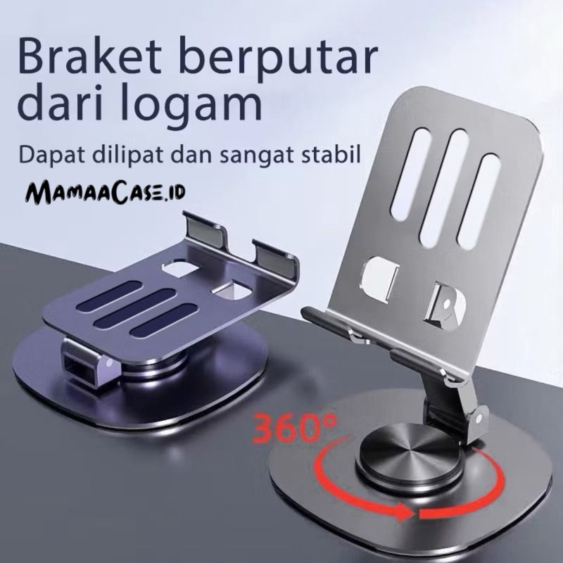 Jual Desktop Stand Full Metal holder / Phone Holder Stand Besi / Tablet ...