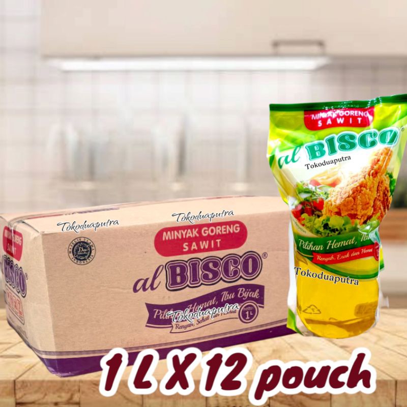 Jual AL BISCO Minyak Goreng 1 Liter X 12 Pouch / Minyak Goreng ALBISCO 1 Liter / minyak sayur ...