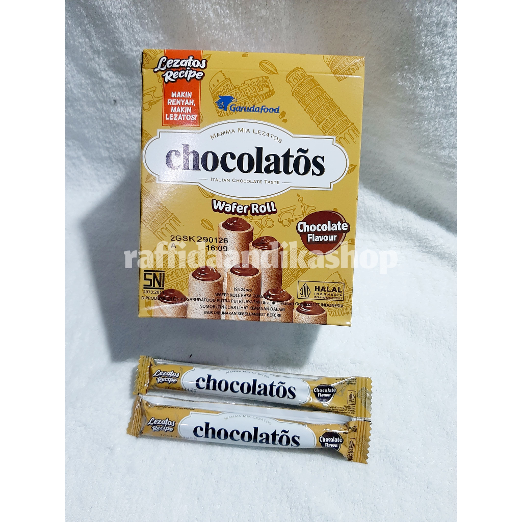 Jual Chocolatos | wafer roll box | 1box isi 24 pcs | Shopee Indonesia