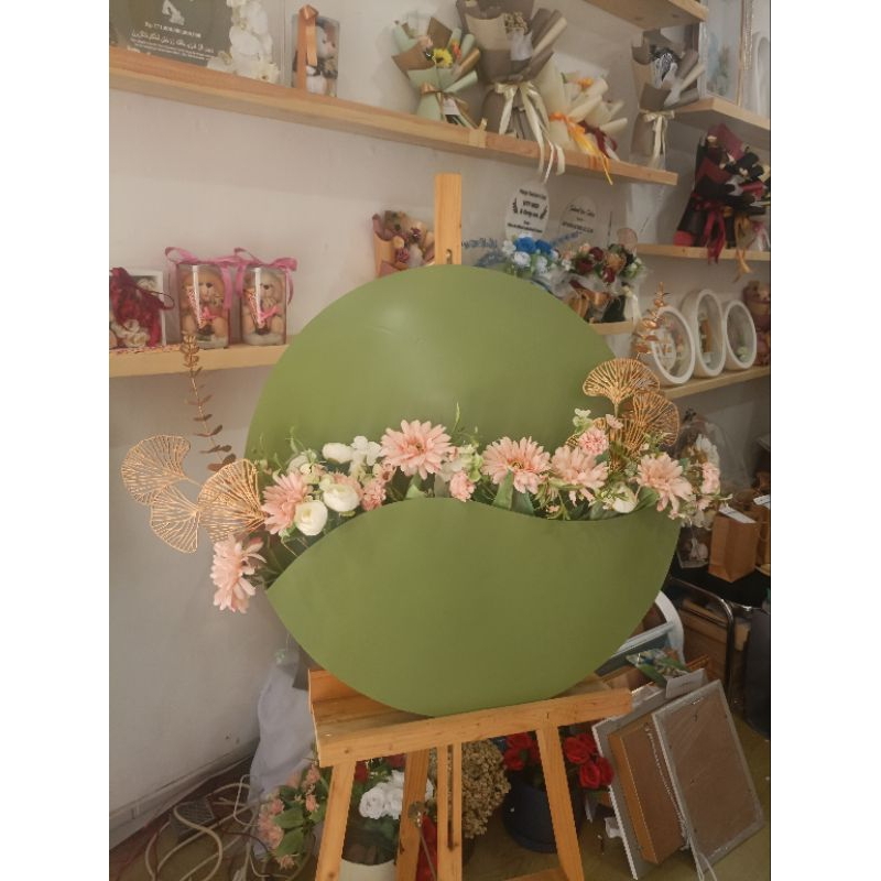 Jual Papan Bunga PVC Lingkaran Wave/papan bunga pvc ucapan | Shopee ...