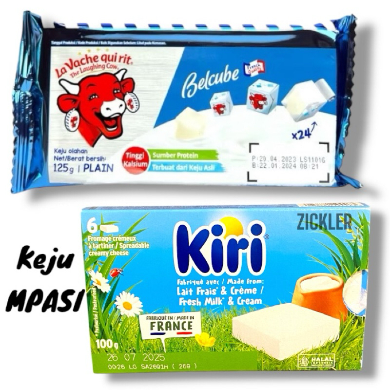 Jual Keju MPASI Belcube 125gr ED10/2025, KIRI 100gr 08/2025 HALAL ...
