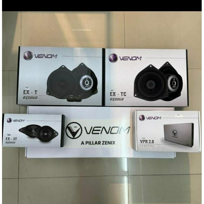 Jual Paket Audio Mobil Full Set SoundSystem VENOM PnP OEM Look Speaker ...