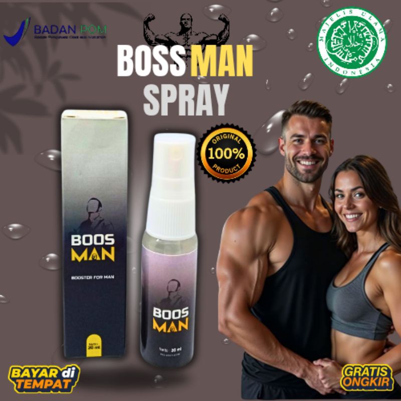 Jual BOOSMAN. spray BPOM 100% original perawatan pria | Shopee Indonesia