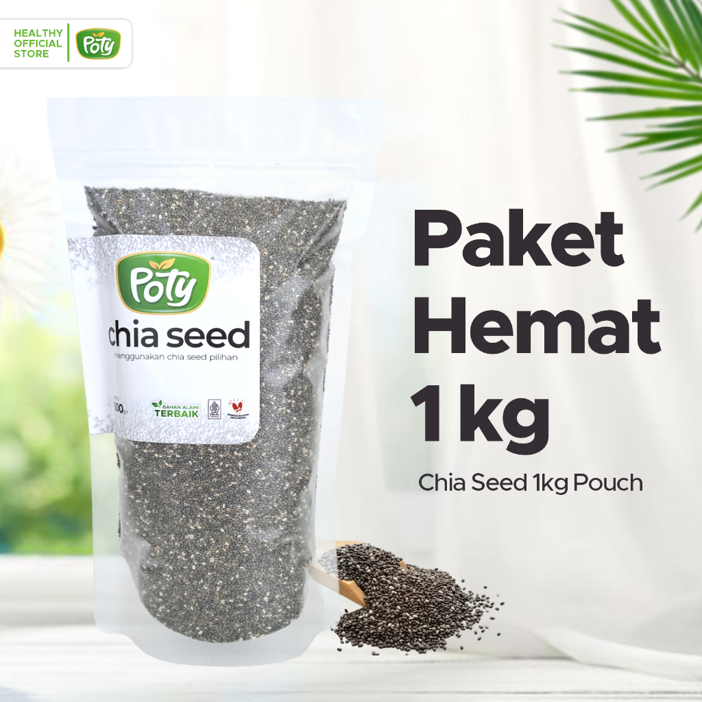 Jual Chia Seed Premium Organic Black Chiaseed Mexico Untuk Diet Detox ...