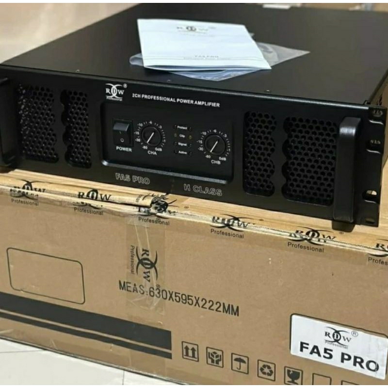 Jual POWER AMPLIFIER RDW FA5PRO CLASS H Original 2x1200watt | Shopee ...