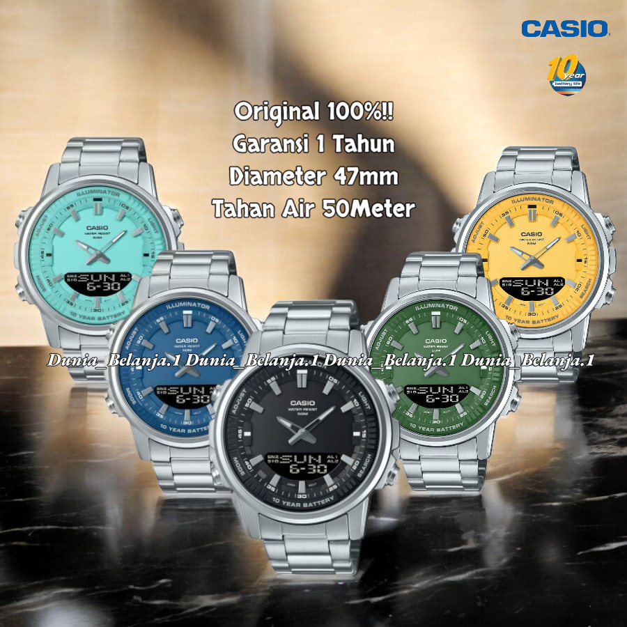 Jual Original 100%!! Jam Tangan Pria Casio AMW880D Garansi Resmi 1 ...