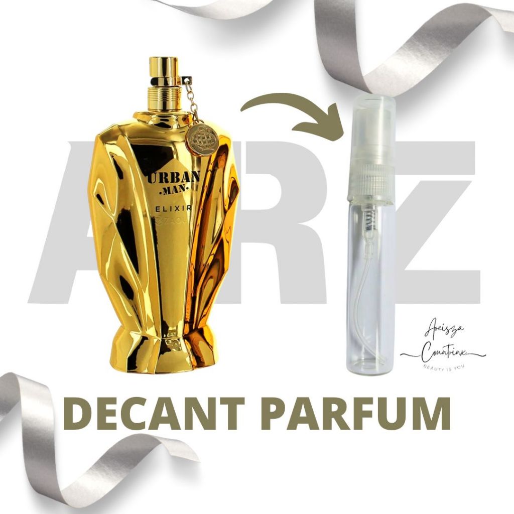 Jual DECANT Fragrance World Urban Man Elixir BOTOL KACA | Shopee Indonesia