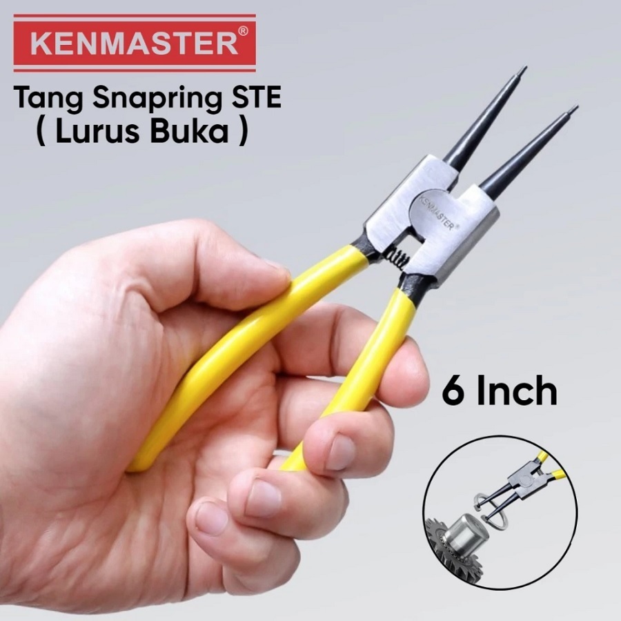 Jual Tang Snap Ring 6 Inch KENMASTER STE STI BTE BTI Tang Cirlip Plier ...