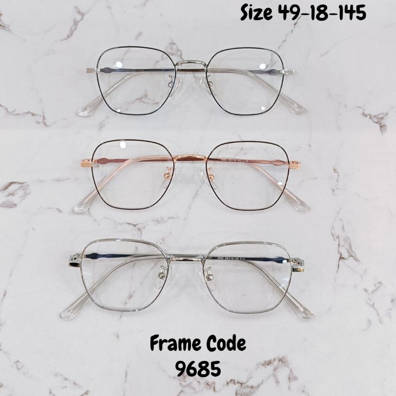 Jual Kacamata Model Kotak Kode Frame 9685 | Shopee Indonesia