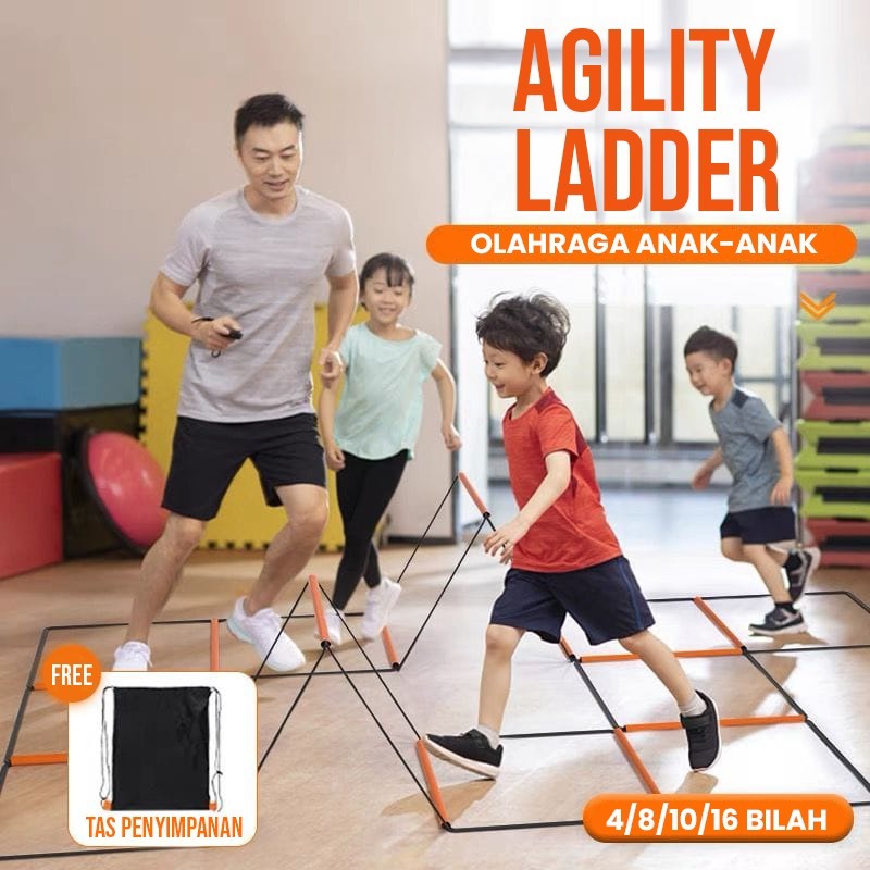 Jual BBAK Alat Latihan Agility Ladder 4/8/10/16 Bilah Drills training ...
