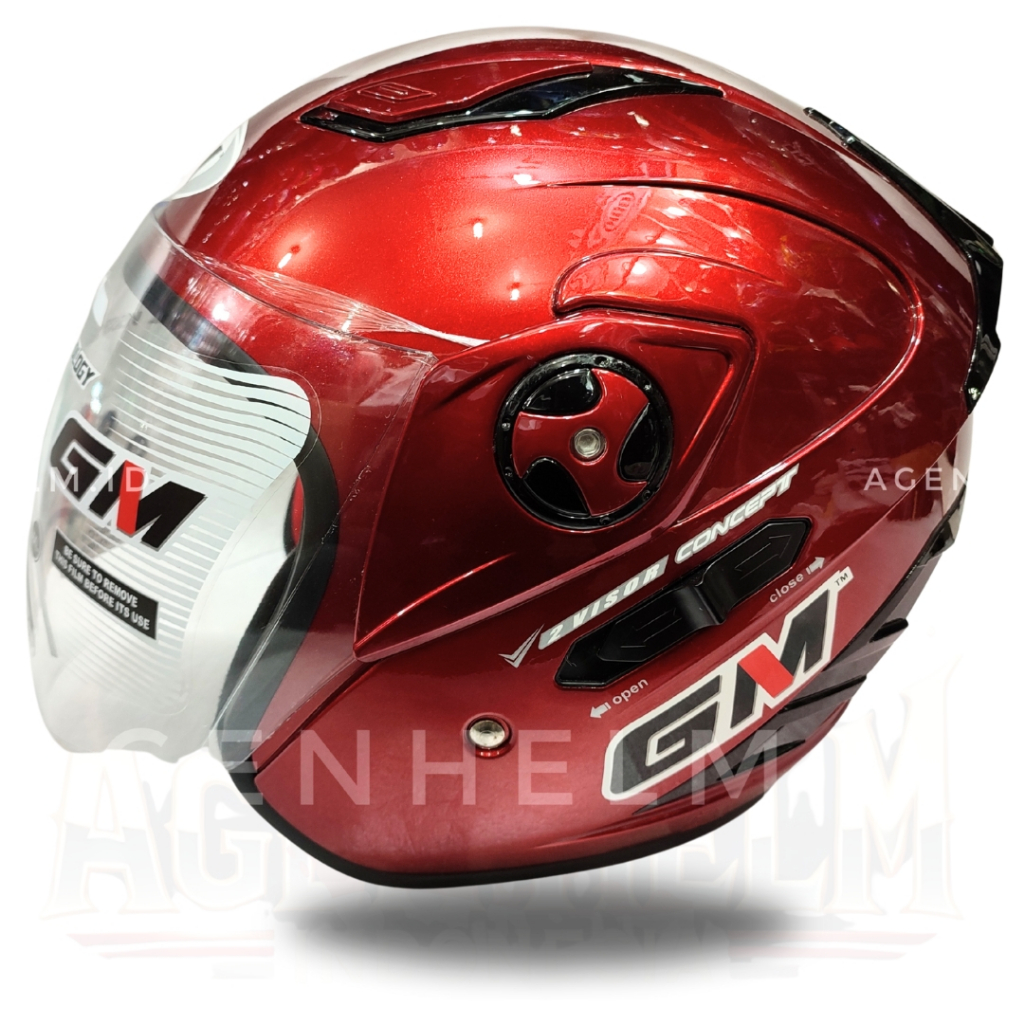 Jual Helm /Helmet GM Interceptor 2 visor | Shopee Indonesia