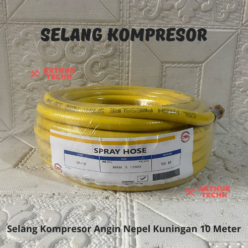 Jual CSL SP-18 Selang Kompresor Angin 10 Meter ( 8mm X 12mm ) | Selang ...
