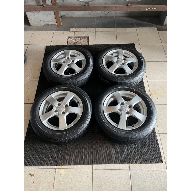 Jual seken oem brio velg aja tanpa ban R14 4x100 | Shopee Indonesia