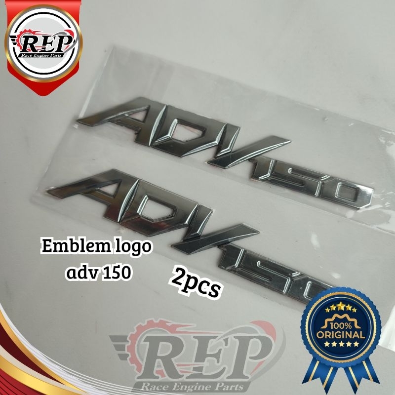 Jual emblem logo honda adv 150 3D warna silver original | Shopee Indonesia