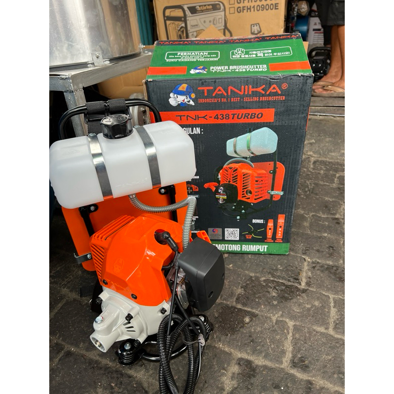 Jual MESIN BABAT/PEMOTONG RUMPUT TANIKA 438 TURBO ASLI | Shopee Indonesia