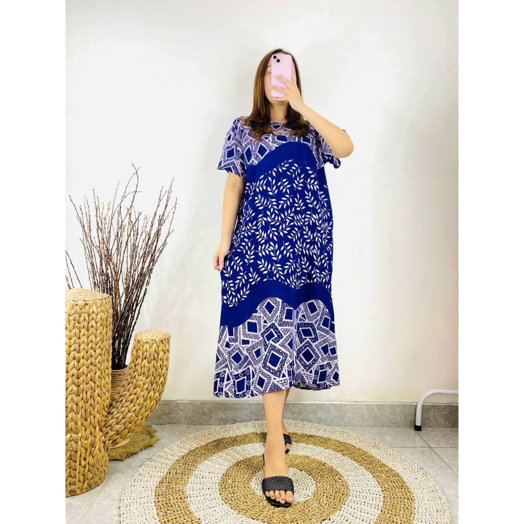 Jual Batik Benang Raja Daster Kancing Jumbo Base | Shopee Indonesia
