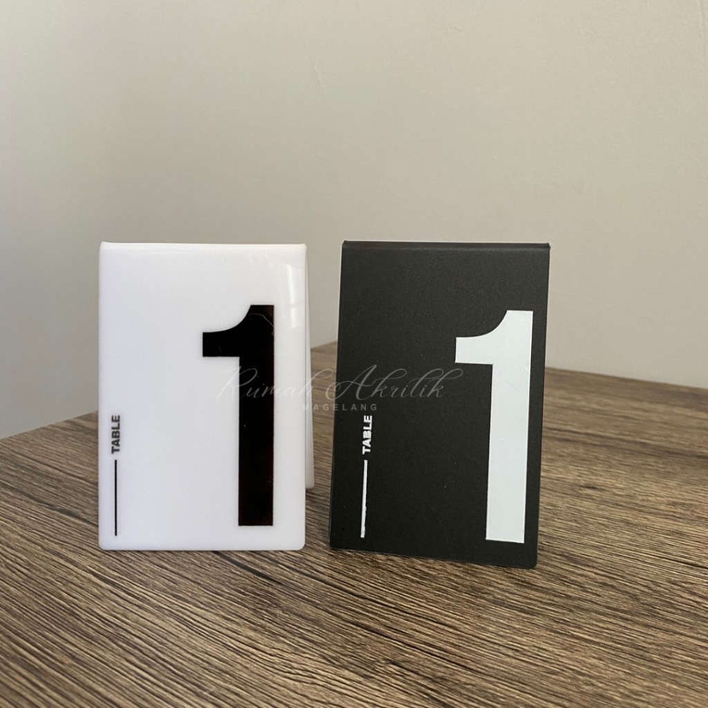 Jual NOMOR MEJA AKRILIK 2MM | NOMOR MEJA CUSTOM ELEGAN UNTUK RESTORAN ...