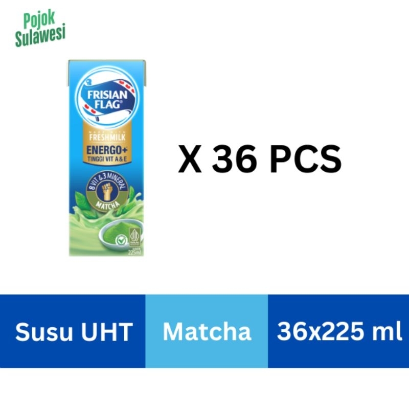 Jual FRISIAN FLAG Susu UHT Match 225ml (36pc) | Shopee Indonesia