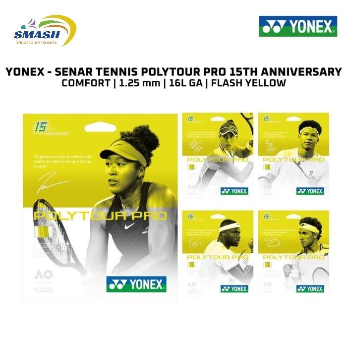 Jual Senar Tenis Yonex POLYTOUR PRO 125 mm | Shopee Indonesia