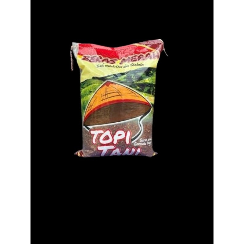 Jual BERAS MERAH CAP TOPI TANI | Shopee Indonesia