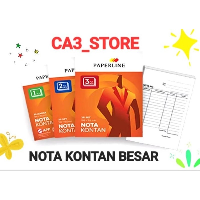 Jual Nota Kontan Besar/ Nota Bon Besar/Nota Kontan Paperline Besar ...