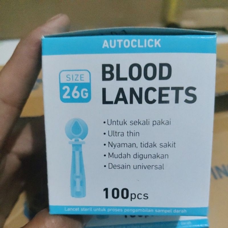 Jual Blood Lancet onemed Ukuran 26G | Shopee Indonesia
