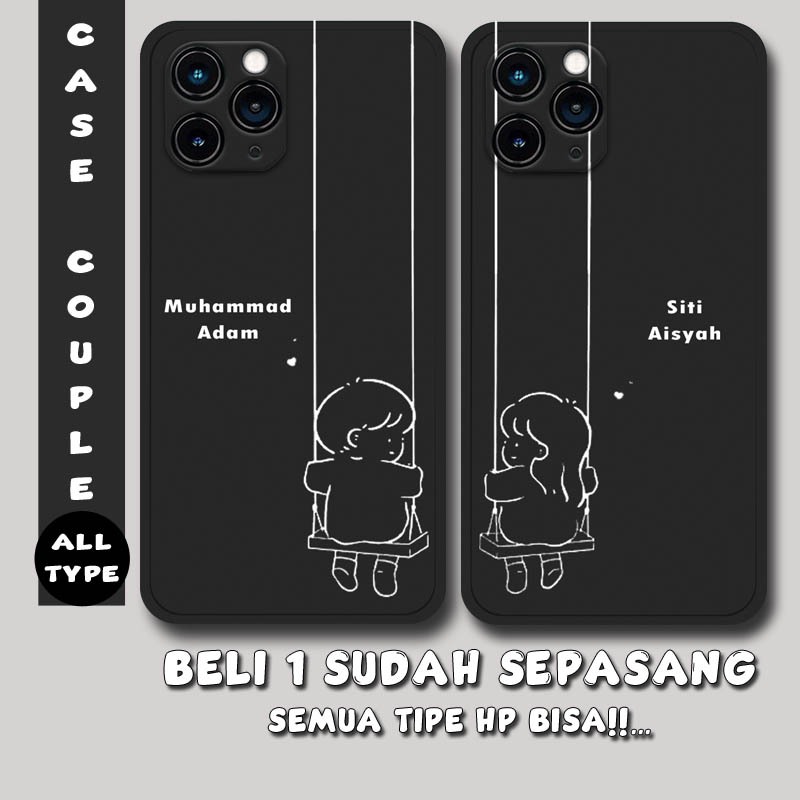 Jual [CC-44] Custom Case Hp COUPLE NAMA BEBAS [ BELI 1 SUDAH DAPAT 2 ...